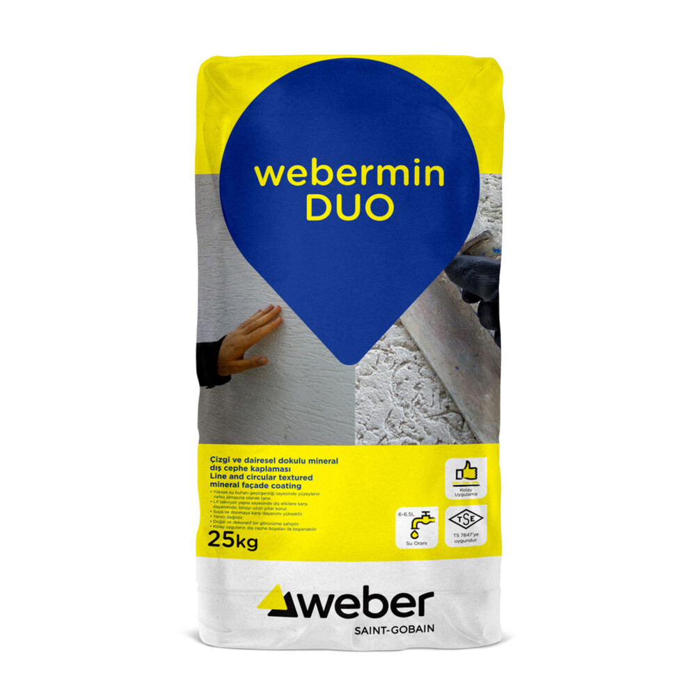 webermin DUO : Çimento Esaslı Dış Cephe Kaplamaları > Dış Cephe Boya ve ...