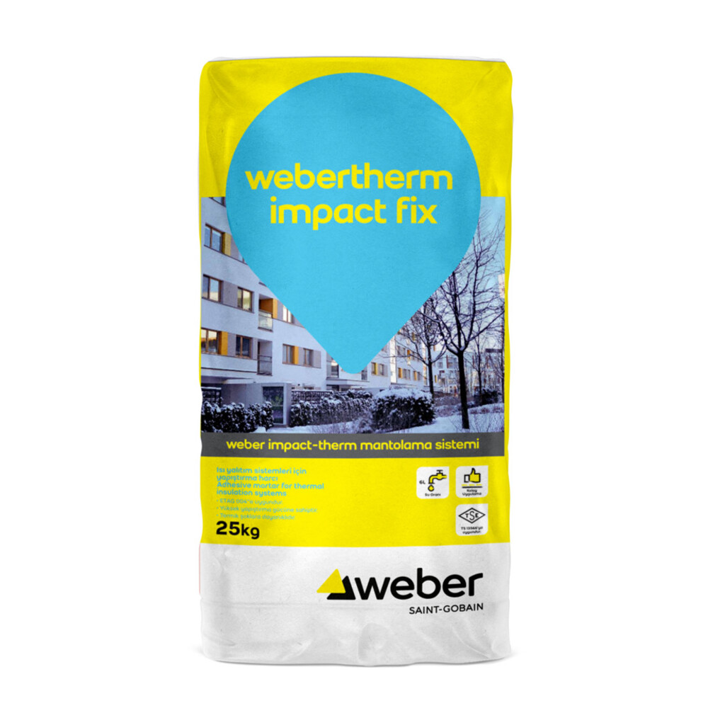 webertherm impact fix : Yapıştırma Harçları > Mantolama Çözümleri ...