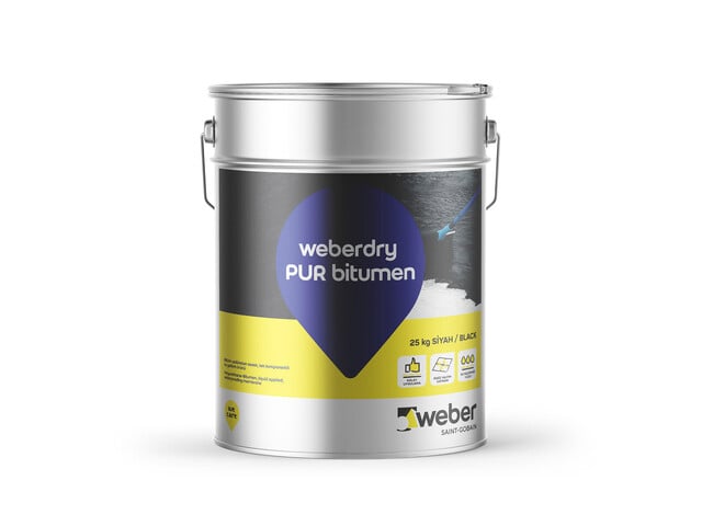 weberdry PUR bitumen : Poliüretan Esaslı Su Yalıtım Ürünleri > Su ...
