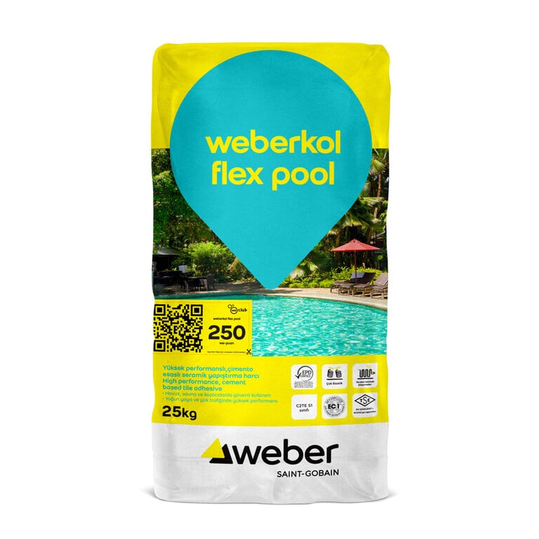 weberkol flex pool : Yüksek Performanslı Seramik Yapıştırıcıları ...