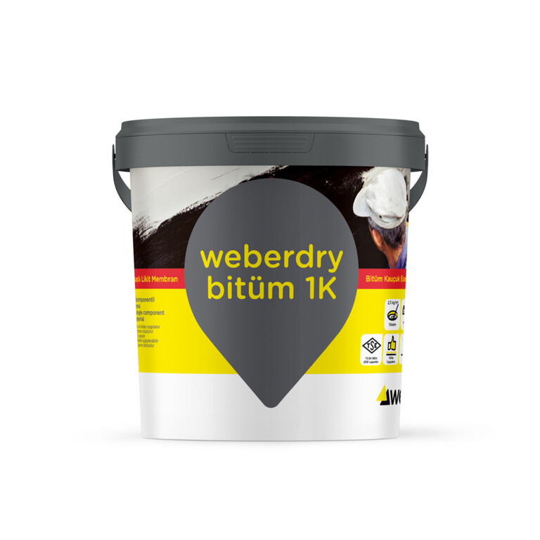 weberdry bitüm 1K : Bitüm Esaslı Su Yalıtım Ürünleri > Su Yalıtım ...